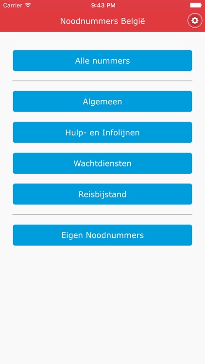 Noodnummers België Pro by Olivier Overstraete