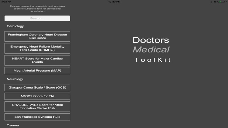 Doctors Medical Toolkit by Coefficient Industries