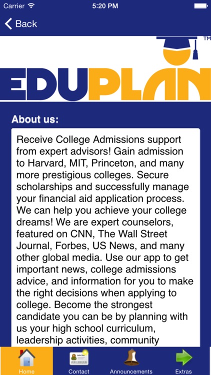 Admissions EduPlan by Atanas Angjushev