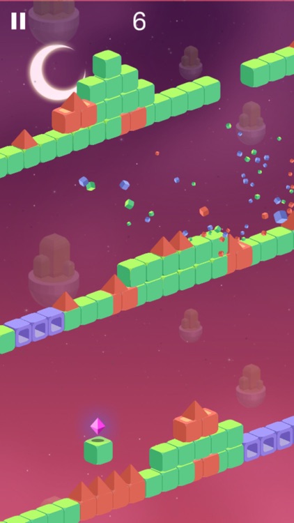 Brick Wall - Color Base Ball Jump by Chung Nguyen