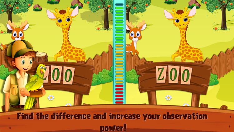 Zoo Animal Spot The Difference by Swati Panchal