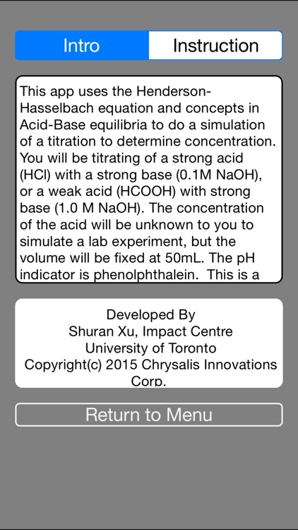 Titration Simulator to Learn Acid Base Equilibrium by Chrysalis Innovations