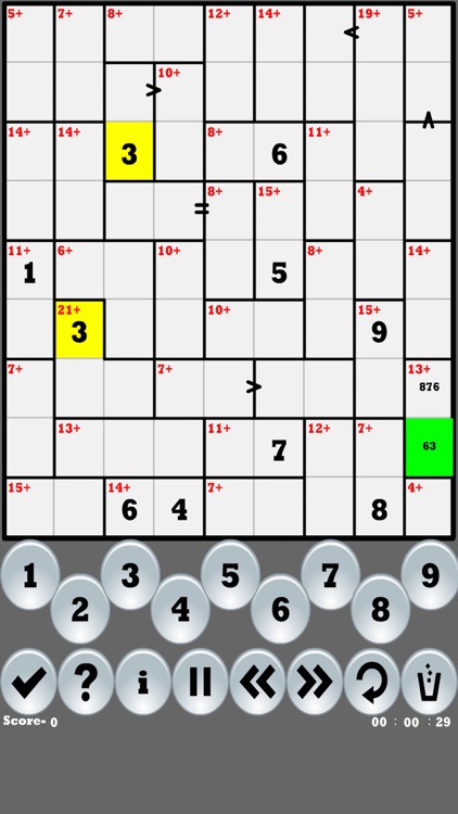 Greater Than Killer Sudoku By Mayuri Gujrathi