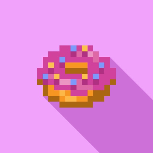 Retro Pixel Food by Evan Luza