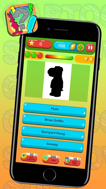 Cartoon Shadow Quiz – Free Cartoons Guess.ing Game by Lazar Vuksanovic