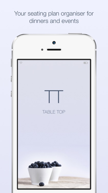 Table Top - Seating Plan & Dinner Party Organisation by BackTracker App