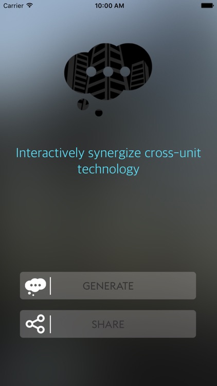 Business Jargon Generator by James Lovins