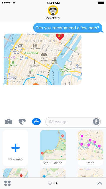 Mapsages · Interactive Map Messages by iosphere GmbH