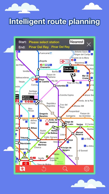 Madrid Transport Map - Metro Map and Route Planner by OnDemandWorld