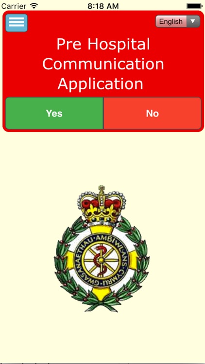 Pre Hospital Communication Application by Welsh Ambulance Service