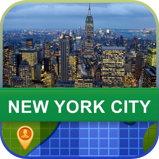 Offline New York City, USA Map - World Offline Maps by World Offline Maps