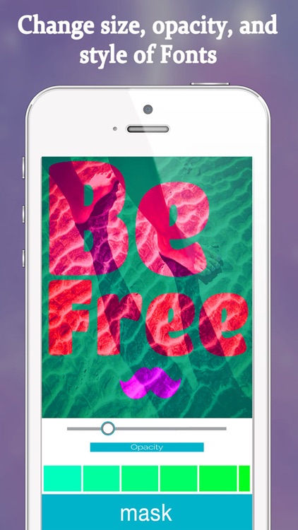 Mask Text-layover fonts over pics by Arcadia Mobile Apps, Inc.