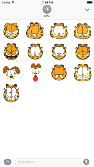 ‎Garfield Emojis Stickers on the App Store