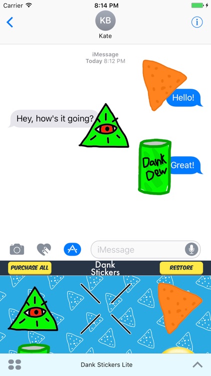 Dank Stickers Lite by Elizabeth Palser