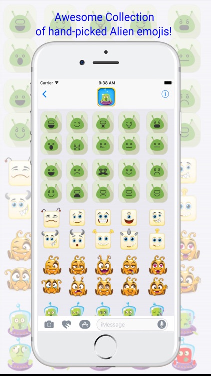 AlienMoji - 80+ Cute Alien Emoji Keyboard by Ilya Moskovoy