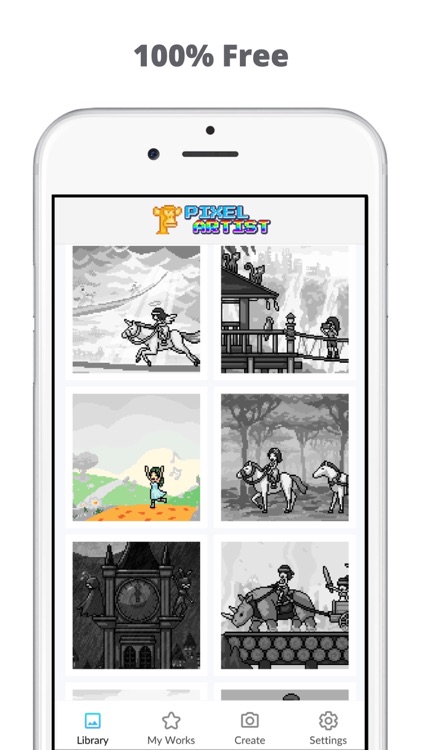 Pixel by number Color art game by Kirill Savvin