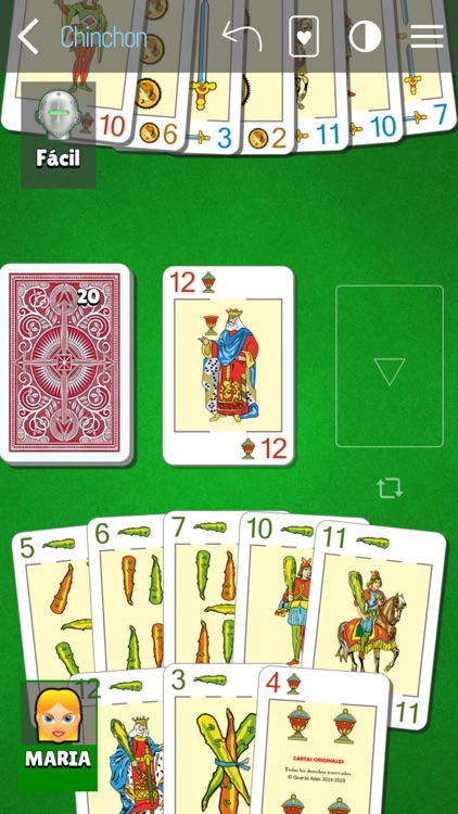 Chinchon cards by Quarzo Apps