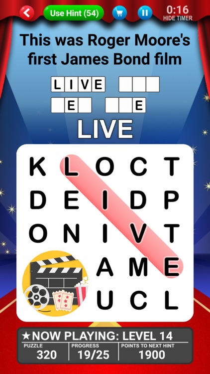 Word Search World Hollywood by Hoyt Games, LLP