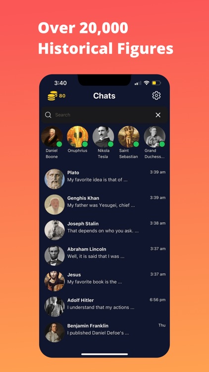 Historical Figures Chat by Sidhant Chadda