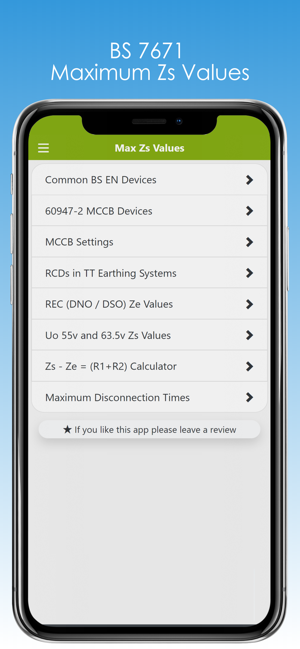 Max Zs Values - Zs Calculator & Tables | Pro Certs Software