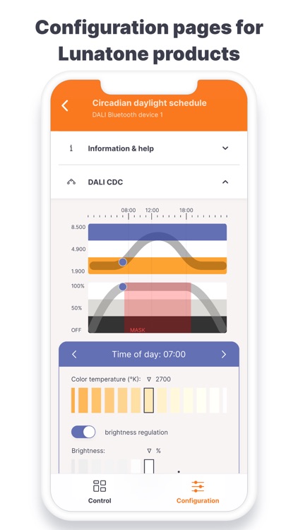 DALI Cockpit Mobile by Lunatone