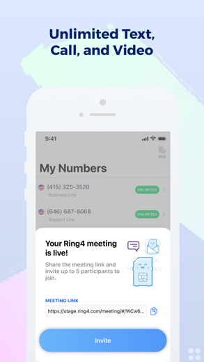 Ring4 - Second Phone Number for iPhone - APP DOWNLOAD