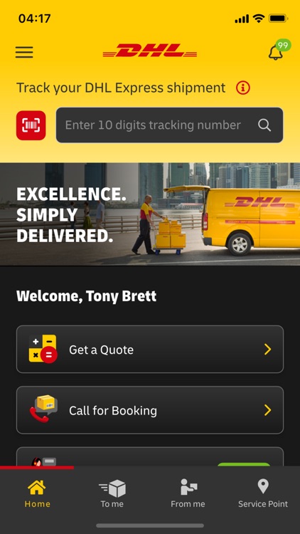 DHL Express Mobile App by DHL Express