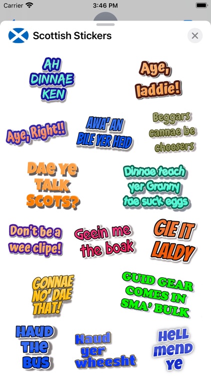 Scottish Stickers by Paul Scott