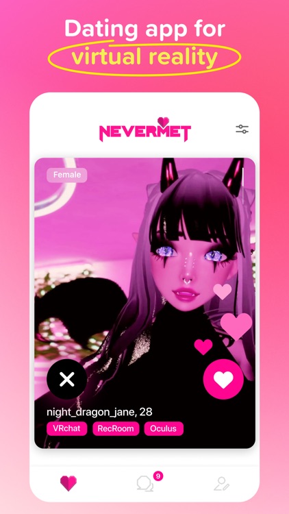 Nevermet - VR Dating Metaverse by Cheerio