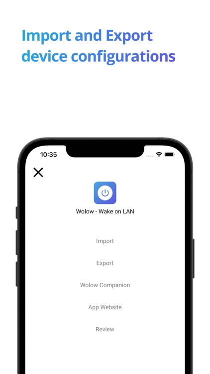 Wolow - Wake on LAN by Jack Baker