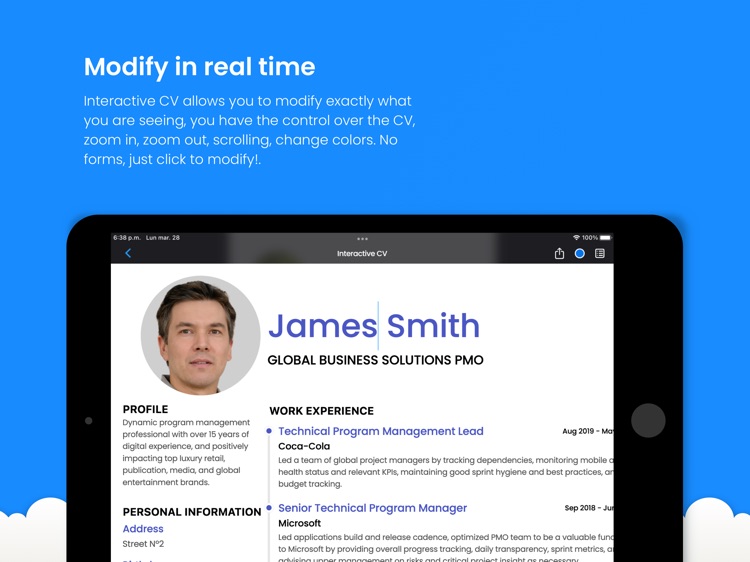 Interactive CV by Angel Landoni