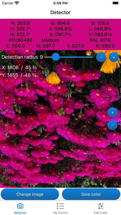 RGB Color Detector by Raimon Gaspar Fernandez