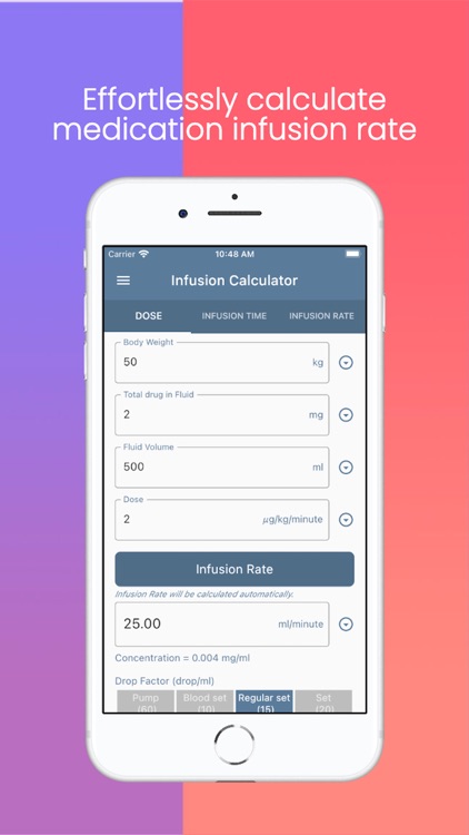 Infusion Calculator WH by WINDY HEALTH COMPANY LIMITED