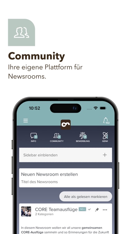 CORE 2.0 app by CORE smartwork GmbH