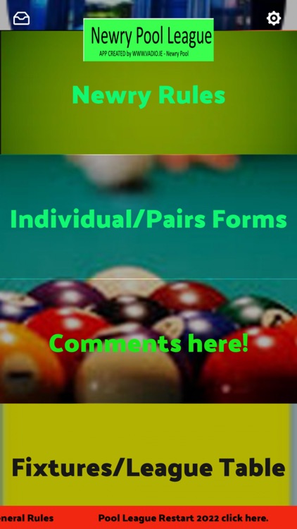 Newry Pool League by VADIO LIMITED