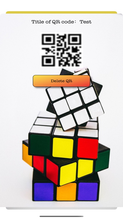 Rubik's Cube QR code by Elegant & Lavish Furnishing, Inc.