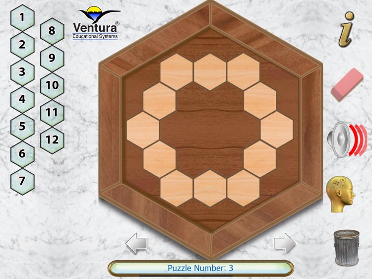 Hexagon Puzzles by Ventura Educational Systems