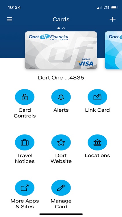 Dort Card Controls by Dort Financial Credit Union