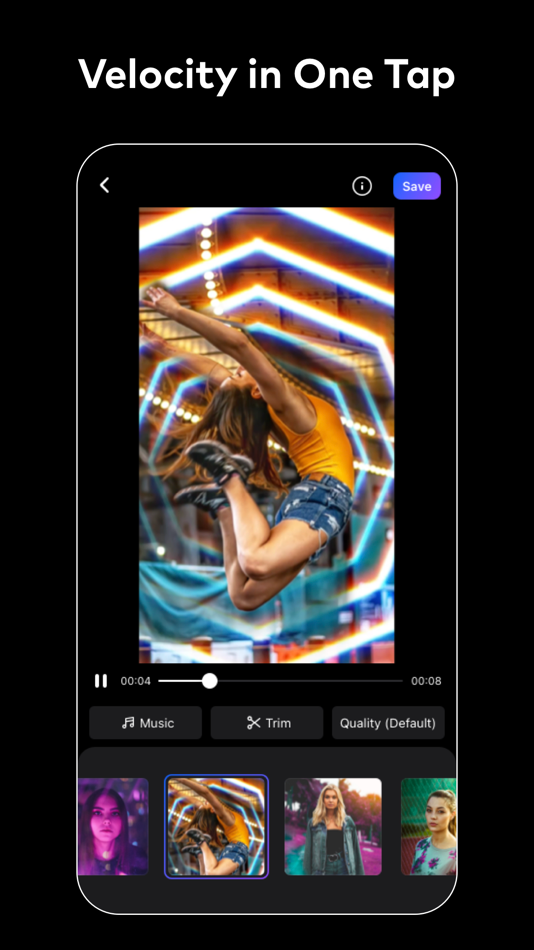 Velomingo: Velocity Edit Maker by Pixery Bilgi Teknolojileri - (iOS Apps) — AppAgg