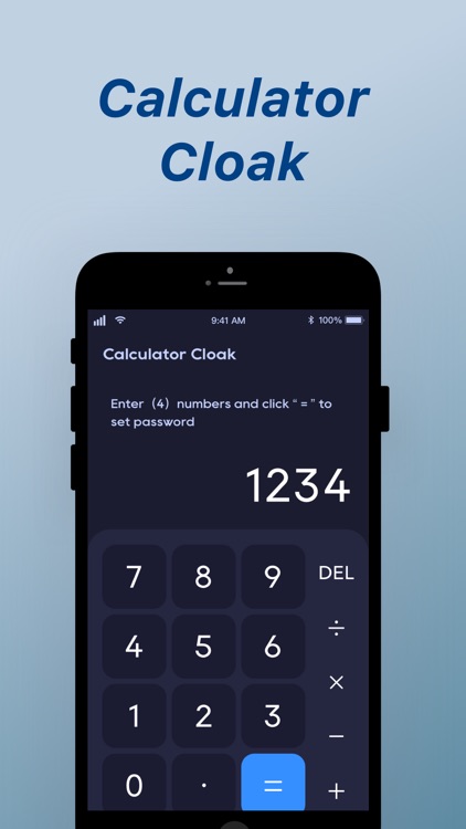 Calculator Cloak-Secret safe by Connect App Studio