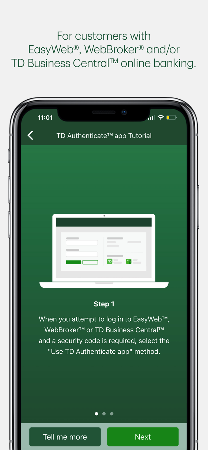 TD Authenticate Free Download App For IPhone STEPrimo