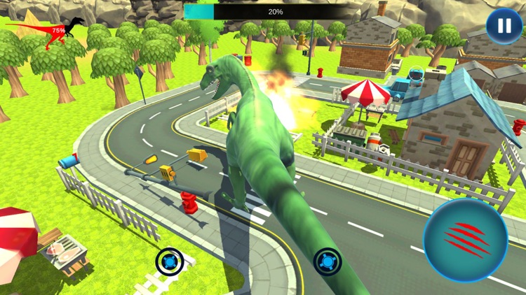 City Destruction Dinosaur Game by Asif Khan
