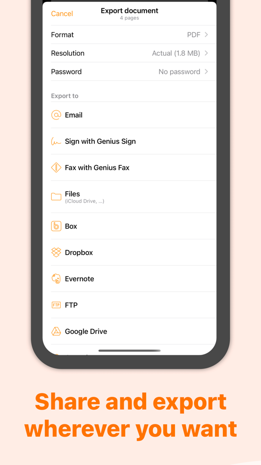 Genius Scan Enterprise - PDF by The Grizzly Labs - (iOS Apps) — AppAgg