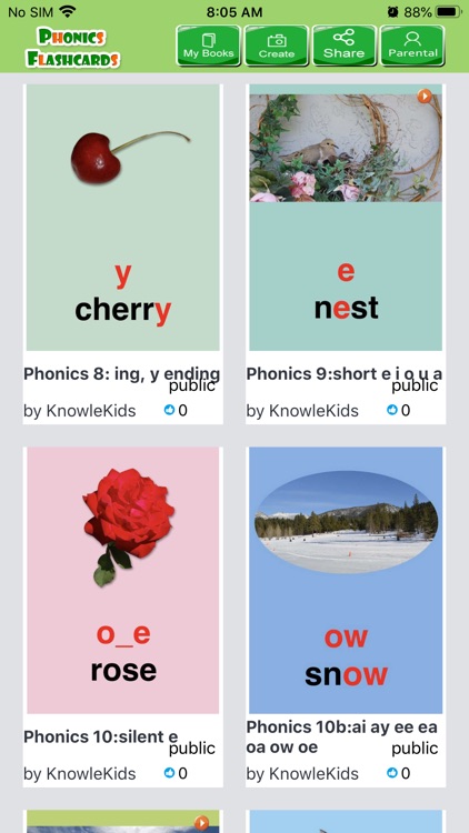 Phonics Audiocards by KnowleMedia