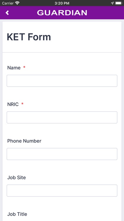 Guardian Crew App by Rong Yeow Chew
