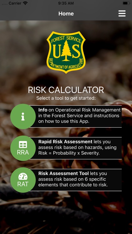 USFS Risk Calculator by US Forest Service