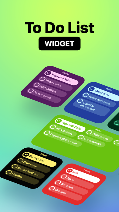 To Do List Widget IPhone Wired