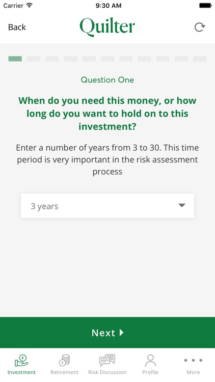 Platform Risk profiler by Quilter Business Services Limited