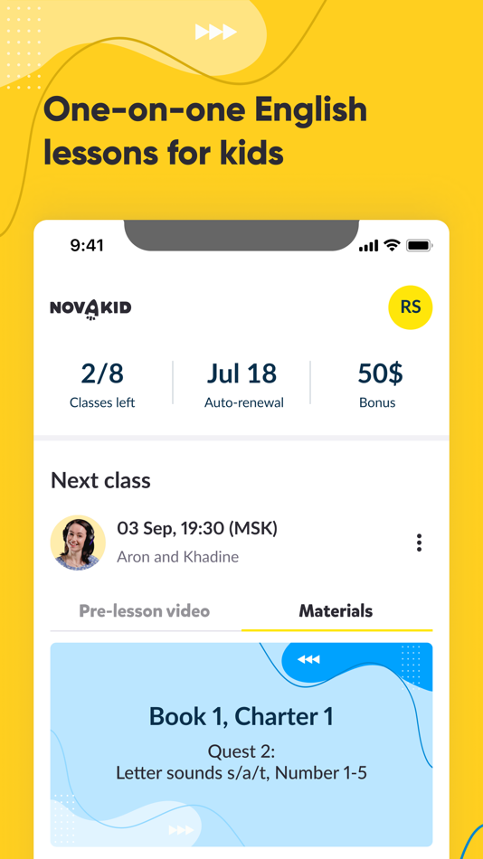 NOVAKID English school de Novakid Inc. - (iOS Aplicaciones) — AppAgg