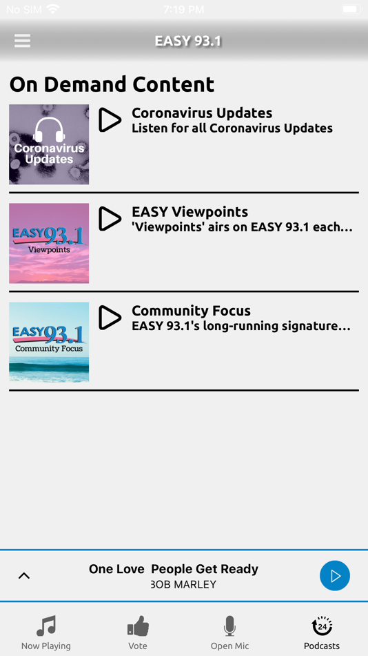 EASY 93.1 by Cox Media Group - (iOS Apps) — AppAgg